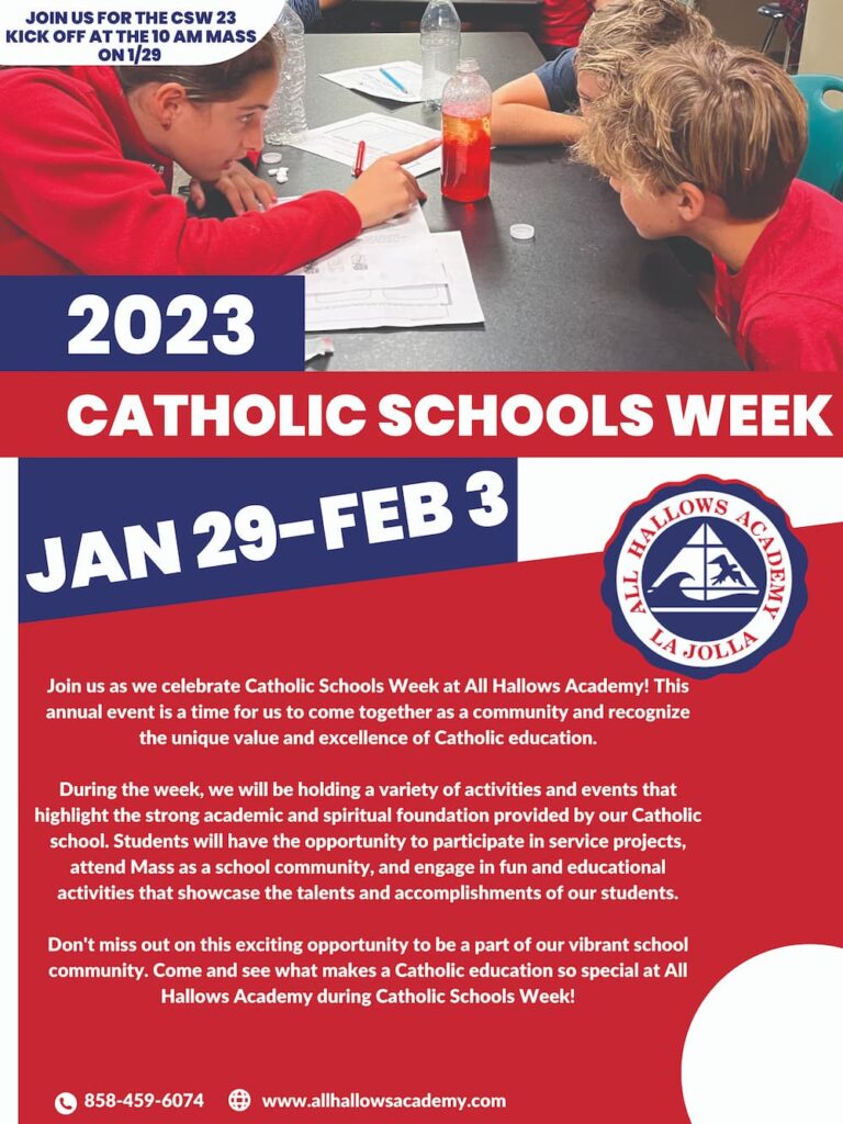 Mass for Catholic Schools Week – All Hallows Catholic Church